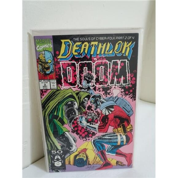 Marvel | Office | Marvel Comics Deathlok Vs Doom 3 Doctor Doom ...
